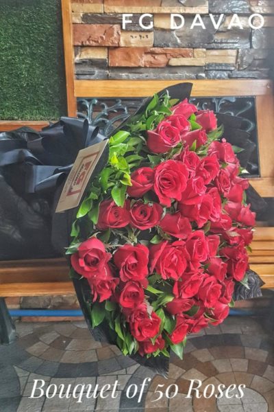 200 Roses Bouquet – Round Arrangement – 4 Colors of Roses – FG Davao ...